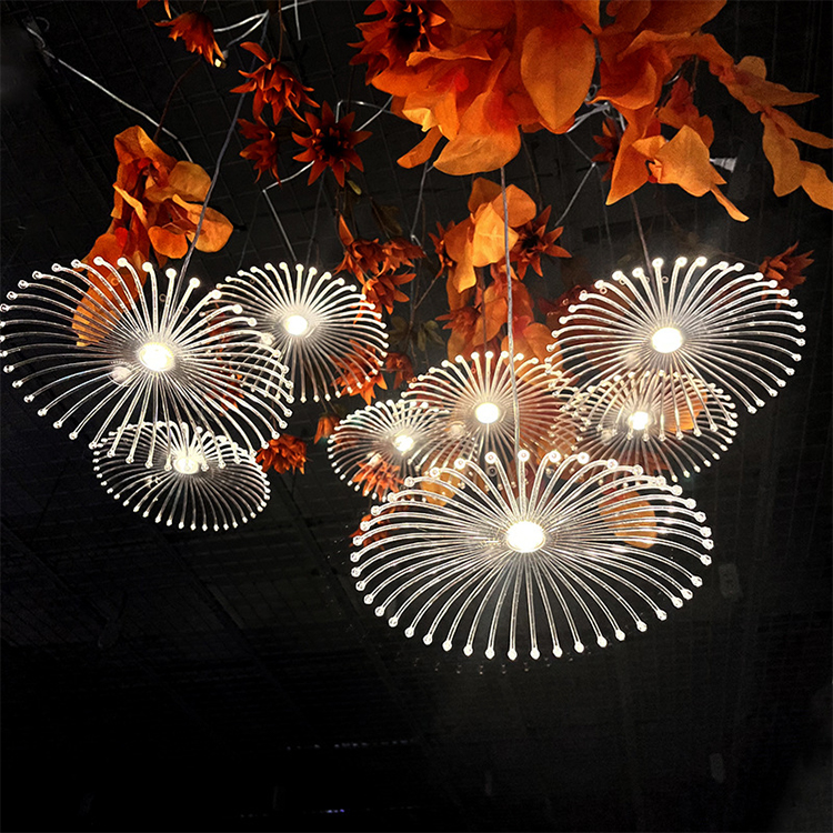 ceiling string lights dandelion wedding hall shopping mall pendant ...