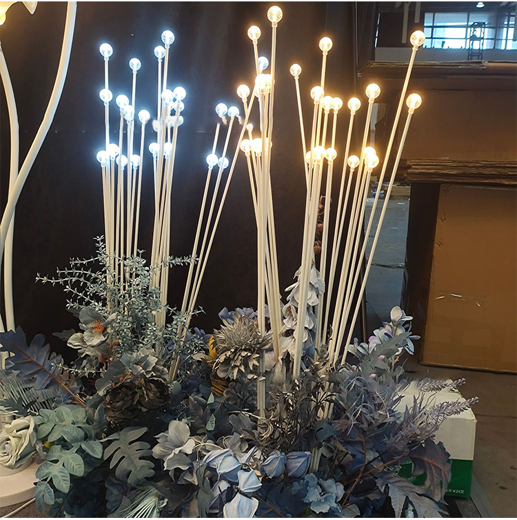 walkway stand party props decoration wedding hall stage layout floor lamps